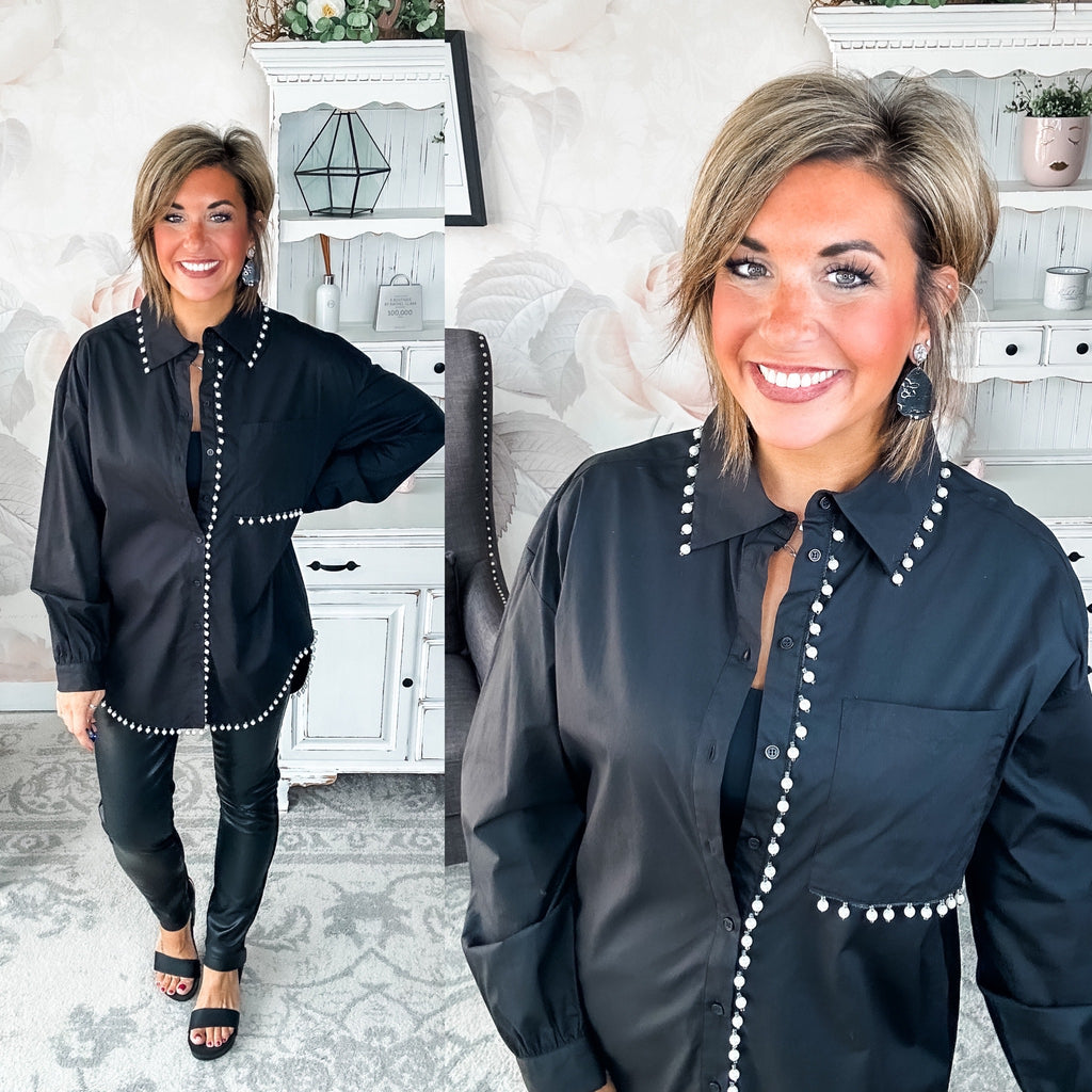 You are Extraordinary Button Down - Black