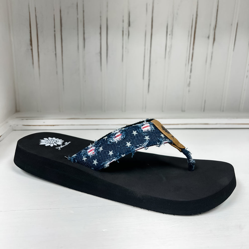 Firework Flip Flop - Navy