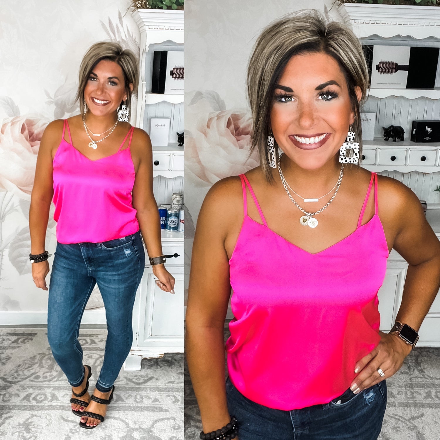 Neon Moon Double Strap Cami Tank