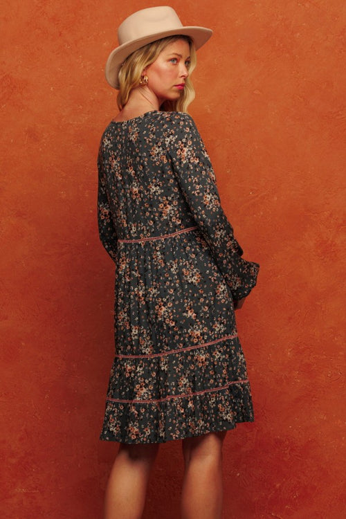 So In Tune Ditzy Floral Dress