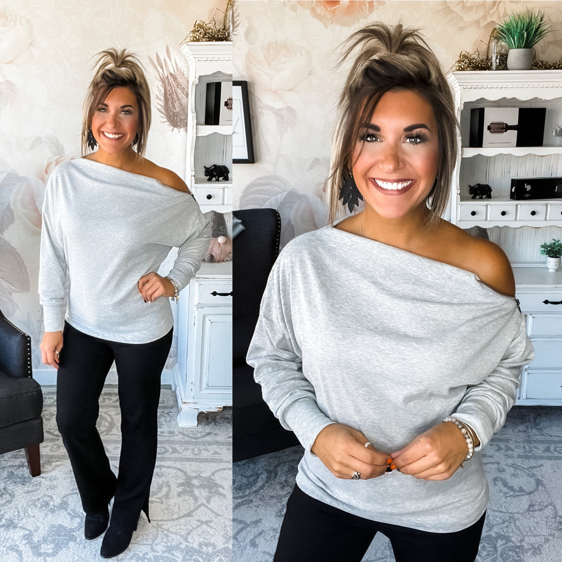 Ain't Seen Nothin' Yet Top - Grey